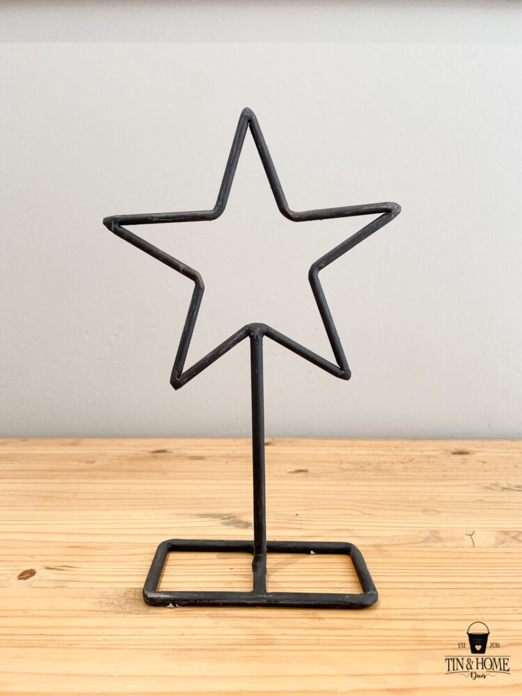 WROUGHT IRON STANDING STAR - Tin Home Decor