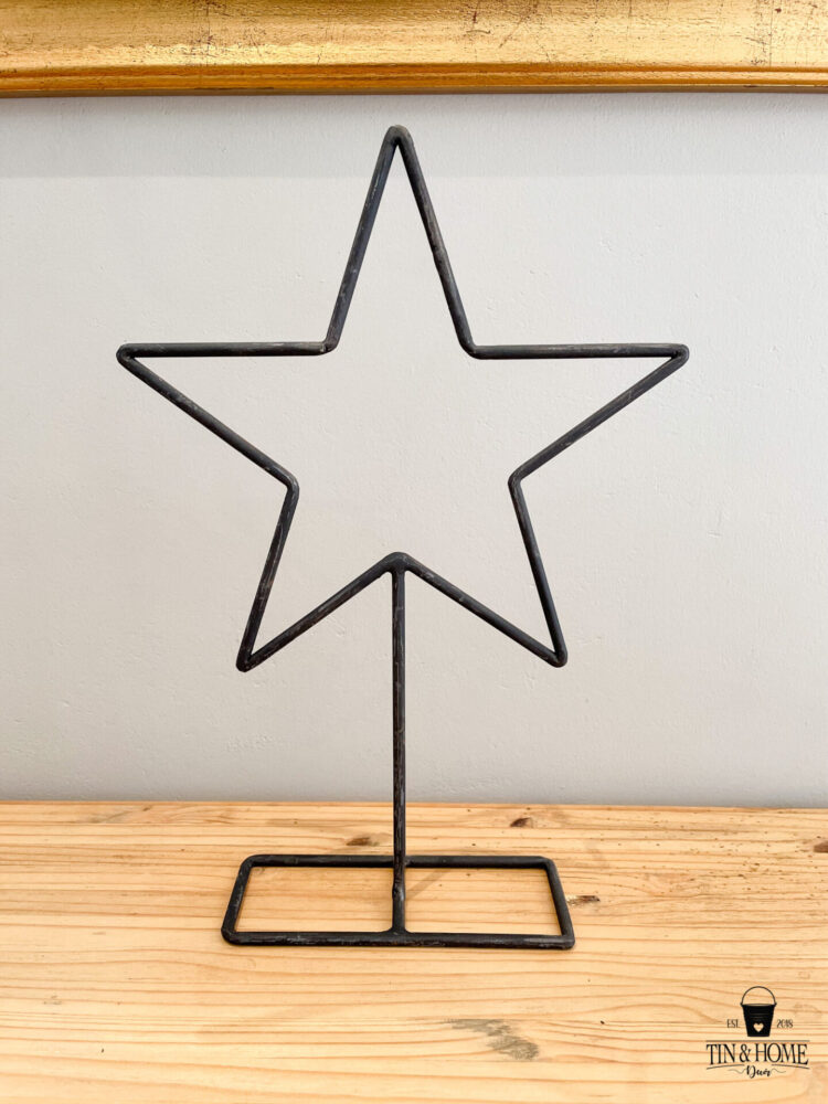 WROUGHT IRON STANDING STAR - Tin Home Decor